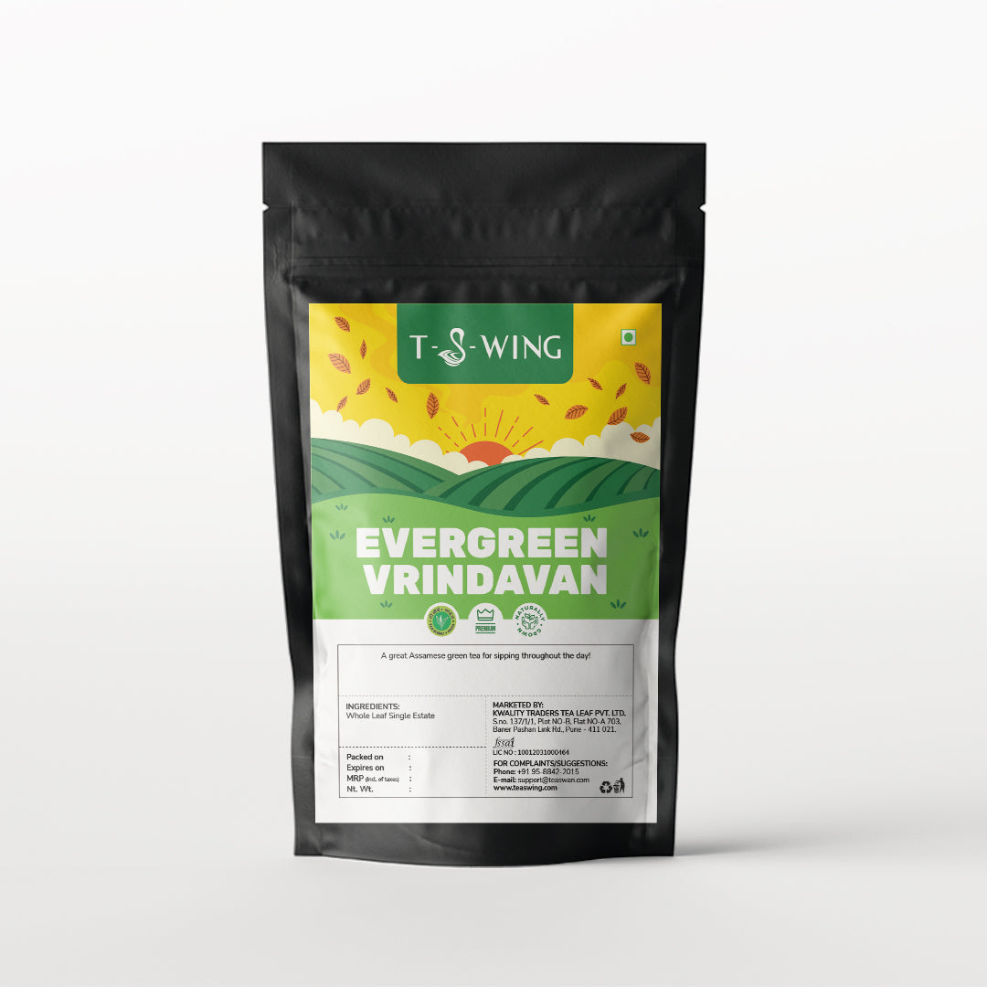 Buy Fresh Evergreen Vrindavan Tea Online |Loose Leaf Tea from India – T ...